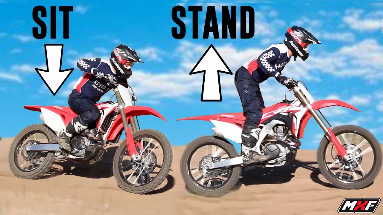 You NEED to Perfect This Motocross Technique - Sitting to Standing Tra ...